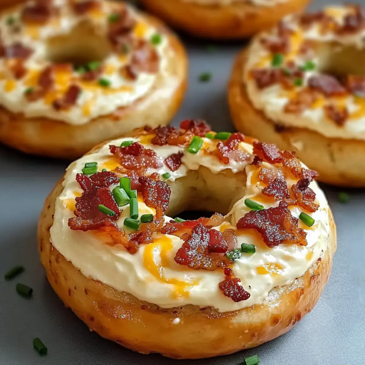 Irresistible Zesty Bacon Cream Cheese Bagels – A Delicious Breakfast