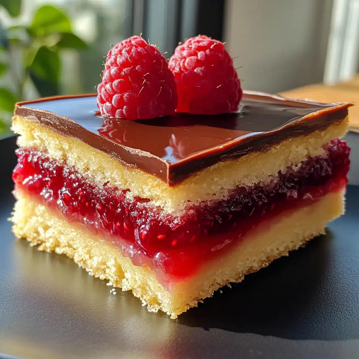 Ultimate Vegan Raspberry Caramel Millionaires Shortbread