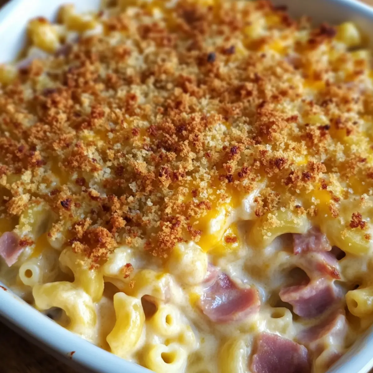 Ultimate Cheddar and Ham Macaroni Bake: Delicious Comfort Food