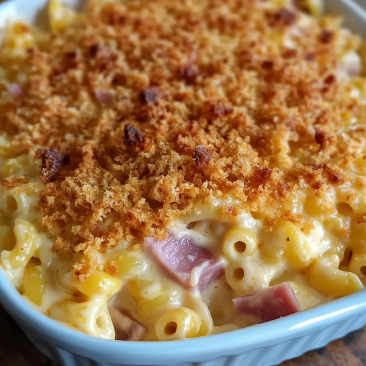Ultimate Cheddar and Ham Macaroni Bake: Delicious Comfort Food