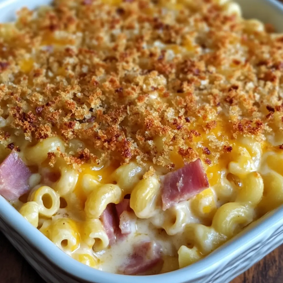 Ultimate Cheddar and Ham Macaroni Bake: Delicious Comfort Food