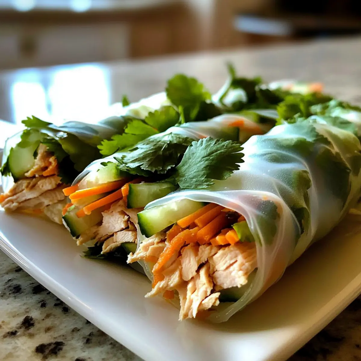 Easy Teriyaki Chicken Rice Paper Rolls for Delicious Lunches
