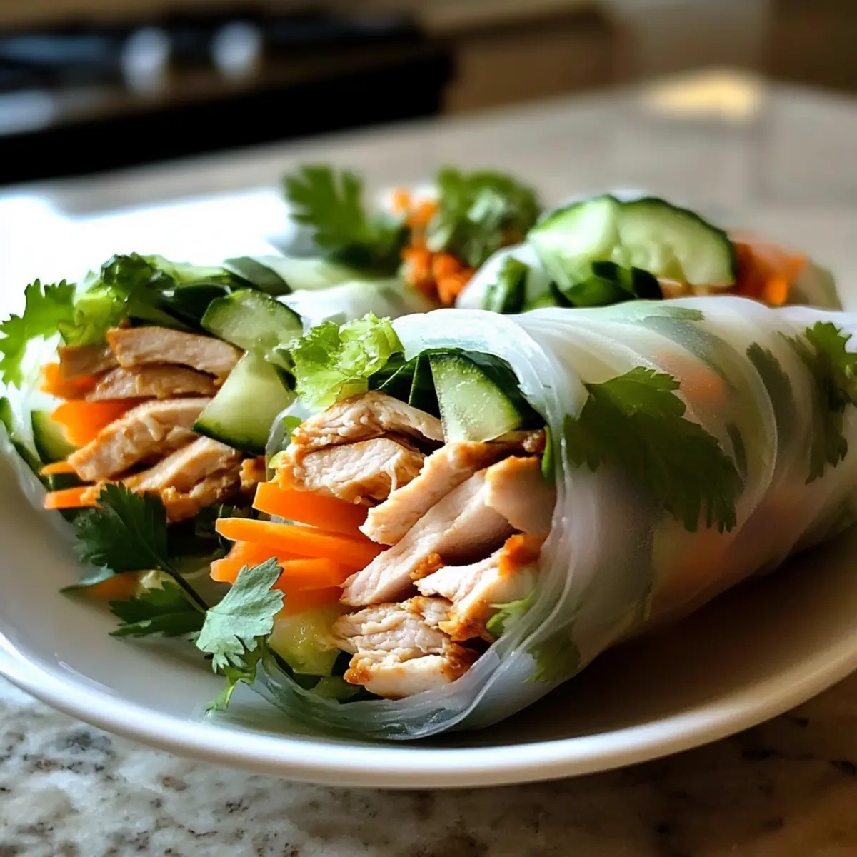 Easy Teriyaki Chicken Rice Paper Rolls for Delicious Lunches