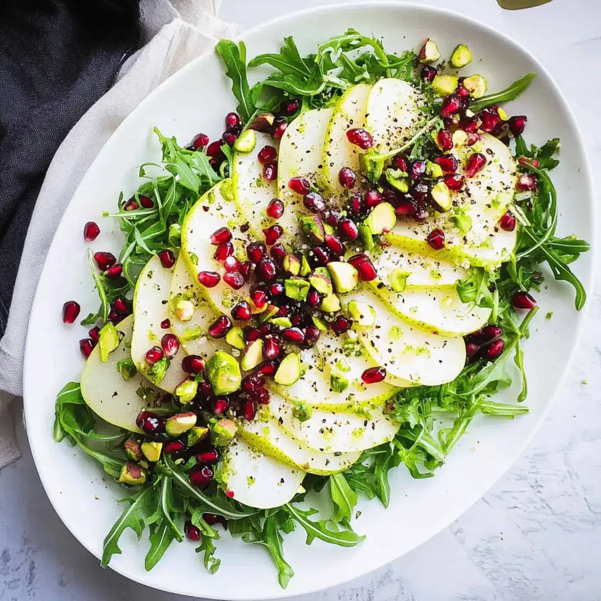 Irresistible Asian Pear and Fennel Salad with Pomegranate