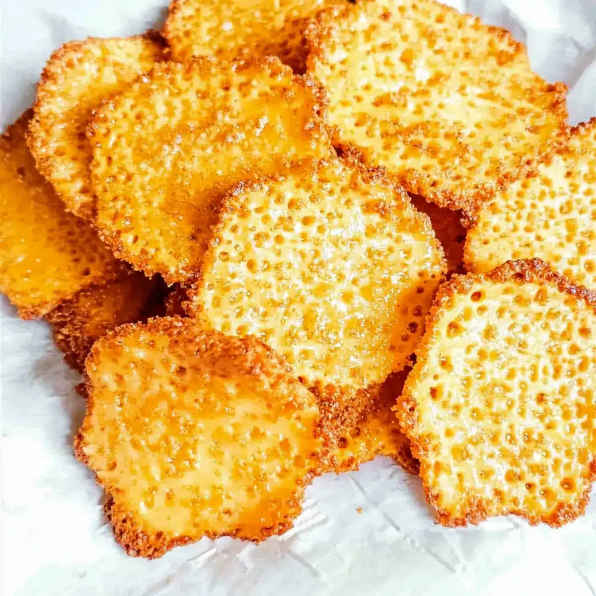 Easy Baked Cheese Crisps: Delicious Low-Carb Snack Delight