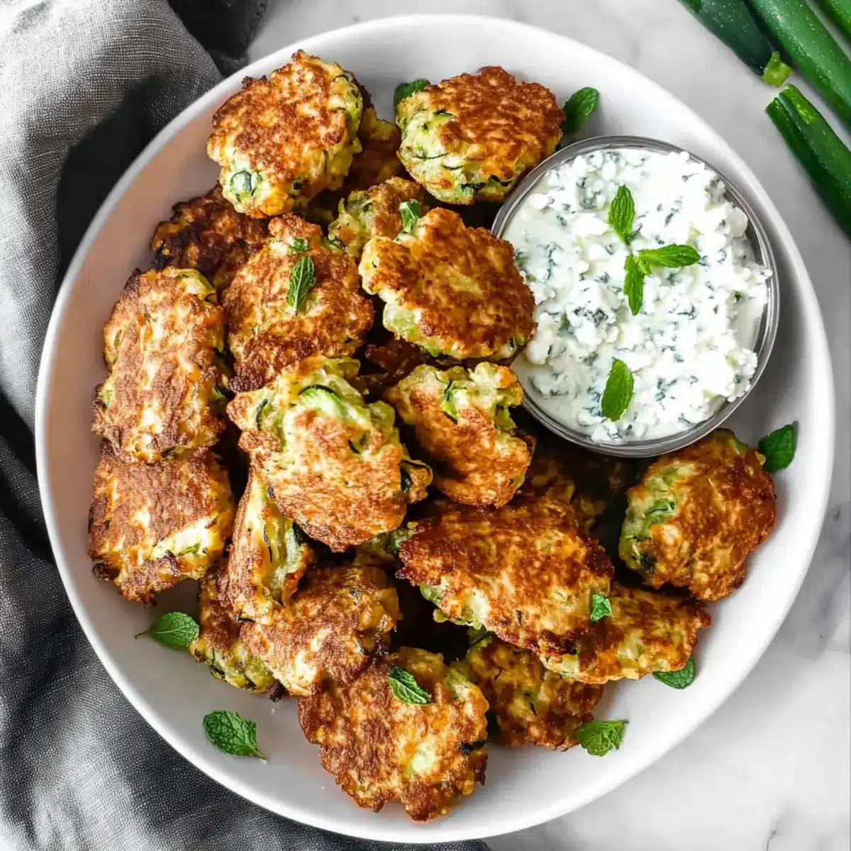 Irresistible Kolokithokeftedes: Delicious Greek Zucchini Fritters