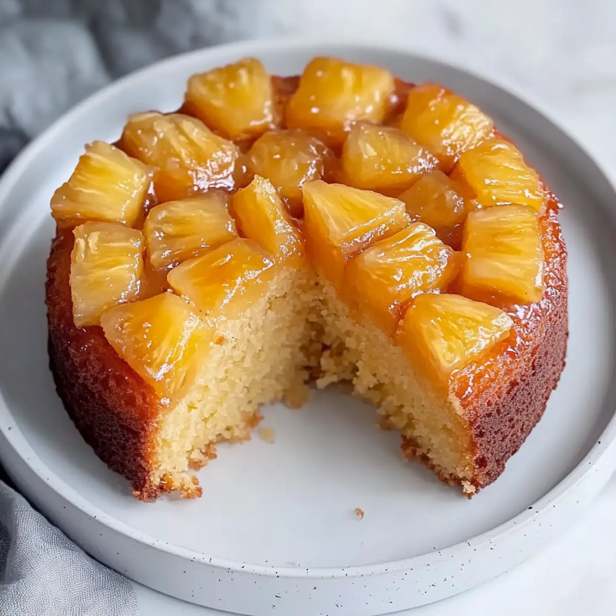 Irresistible Pineapple Rum Cake: A Moist Tropical Delight